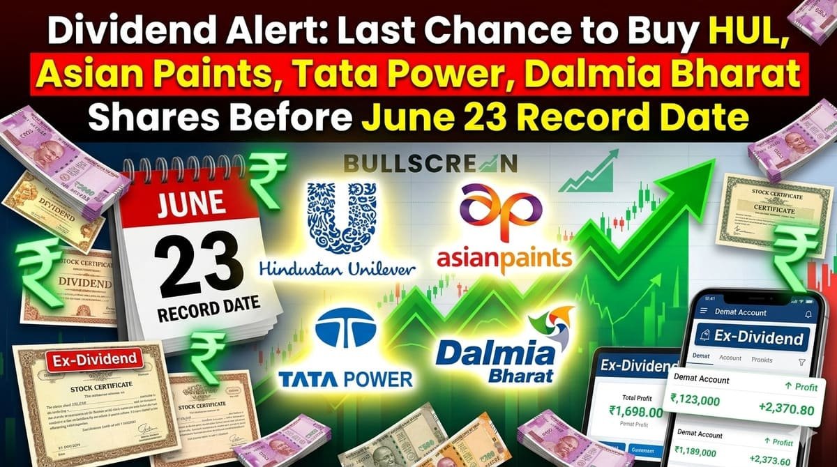 Dividend Alert: Last Chance to Buy HUL, Asian Paints, Tata Power ...